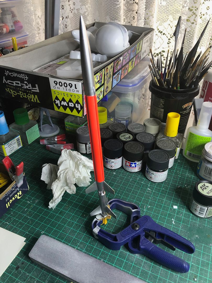 1950's Revell Aerobee Hi Research Rocket - Global Scale Modeller
